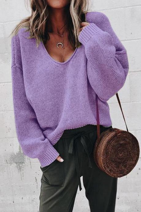 European Style Temperament Loose Knit Jacket on Luulla